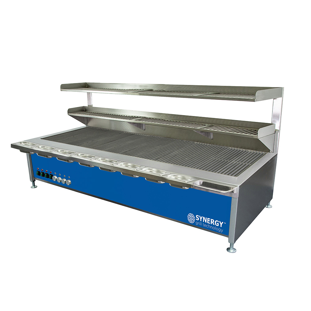 Synergy Trilogy ST1700 Grill with Garnish Rail and Slow Cook Shelf ...